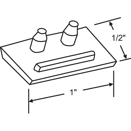 Strybuc Sliding Window Slider Guide 52-664 | Zoro