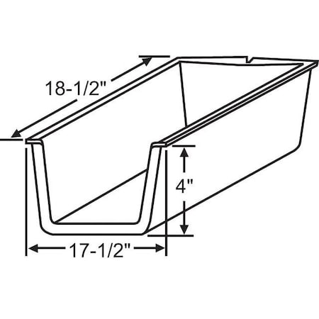 Strybuc Drawer Insert TP 184 Stamped 45-93 | Zoro