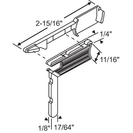 Strybuc Finger Latch Assembly 46-37 | Zoro