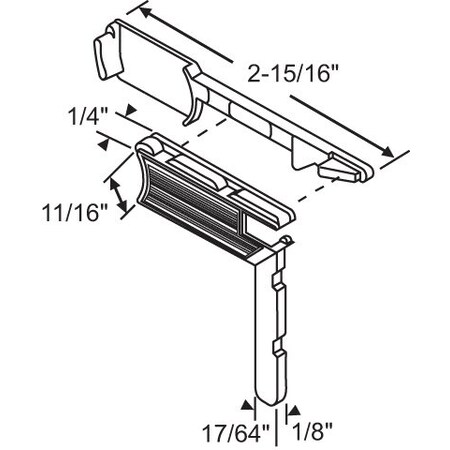 Strybuc Finger Latch Assembly 46-38 | Zoro