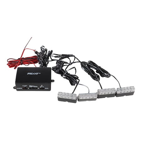 Pilot Automotive LED Strobe Lights W/Control Module CZ-3263W | Zoro