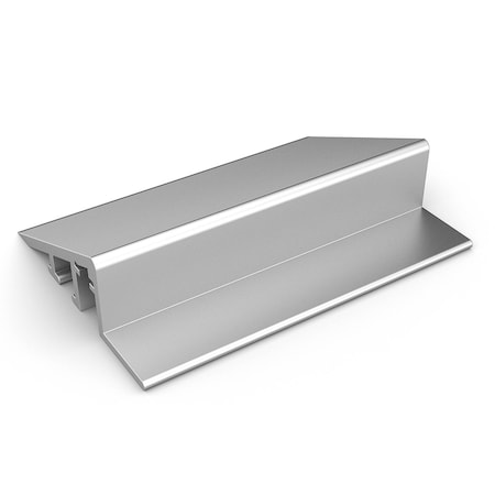 Plastex Aluminum Edging Black Matting Edging 2-3/16" W x 6'6" L EDGE ...