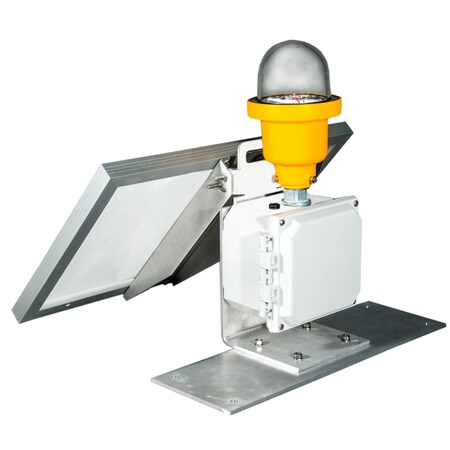 Point Lighting Solar Heliport Perimeter Light PEL-22001-3F-G-SOL | Zoro