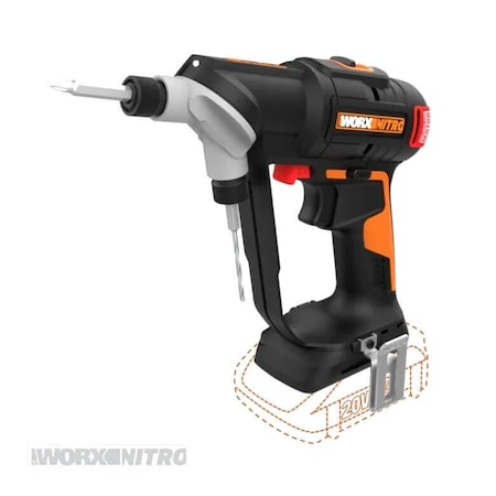 Worx 20V Brushless Switchdriver 2.0 2-in-1 Cordless Drill and Driver ...