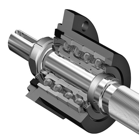Ewellix Flanged thrust bearing unit with 3 bearings carring the main ...