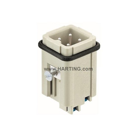 Harting Han 3A male insert with Quick-Lock, PK 10 09200032633 | Zoro