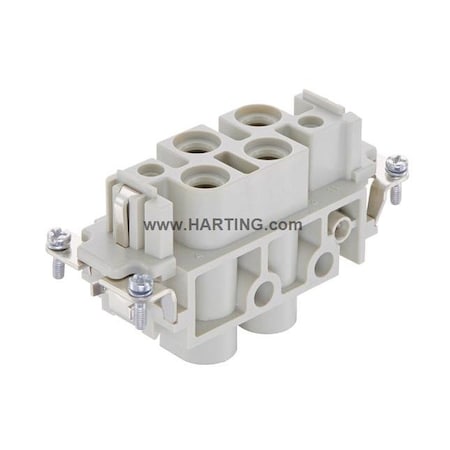 Harting Han K 4/0 Pin Female Insert 4 09380062711 | Zoro