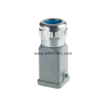 Harting Han 3A Hood Top Entry M25 Low, PK 10 19200031422 | Zoro