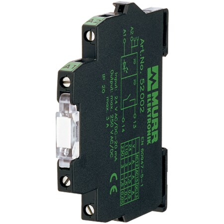Murrelektronik MIRO 6.2 24VDC-1S OUTPUT RELAY, IN: 24 VDC - OUT: 250 ...