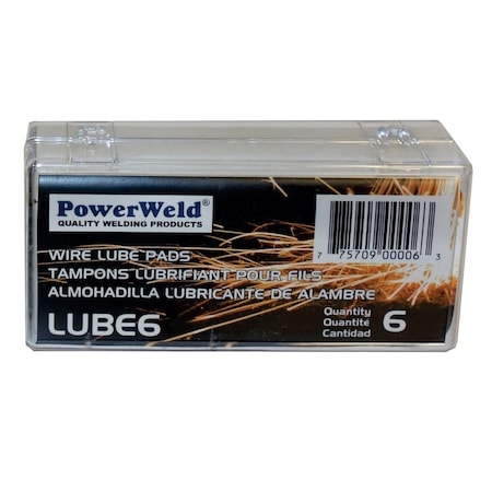 Powerweld Wire Lube Pads, 8 per Package LUBE6 | Zoro