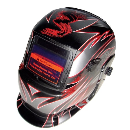 Powerweld PowerWeld Professional Series ADF Welding Helmet, Black Art ...