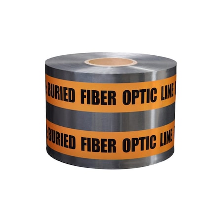 Presco Orange Detectable Tape "Caution Buried Fiber Optic Line Below ...