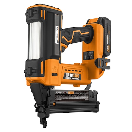Freeman 20V Cordless 18G 2-In-1 Brad Nailer & Narrow Crown Stapler ...