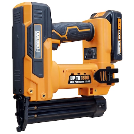 Freeman 20V Cordless 2-In-1 18 Gauge, 1-1/4in, Brad Nailer/Stapler ...