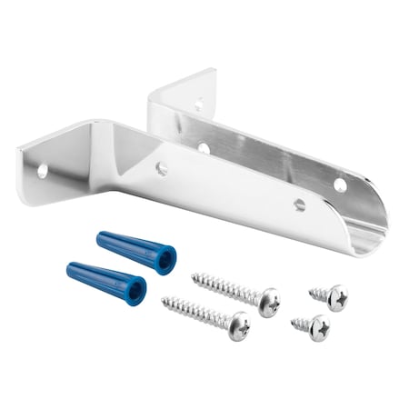 Prime-Line Wing Urinal Bracket, 1-1/4 in. x 6 in., Zamak, Chrome Plated ...