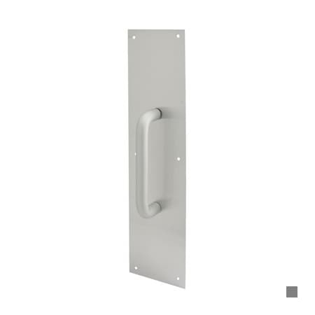 Prime-Line Door Pull Plate with Handle, Satin Aluminum, 4 x 16 in ...