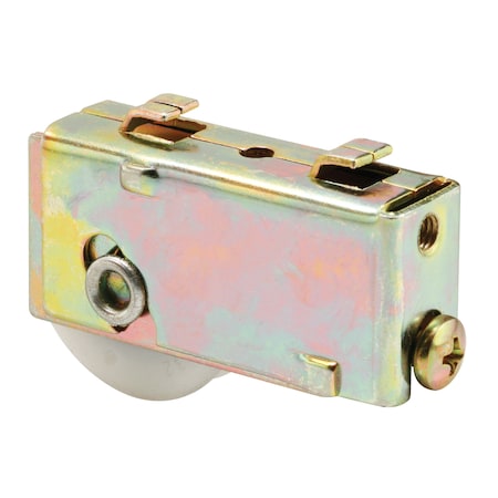 Prime-Line Single 1-1/4 in. Nylon Roller Assembly, Ball Bearing, Plain ...