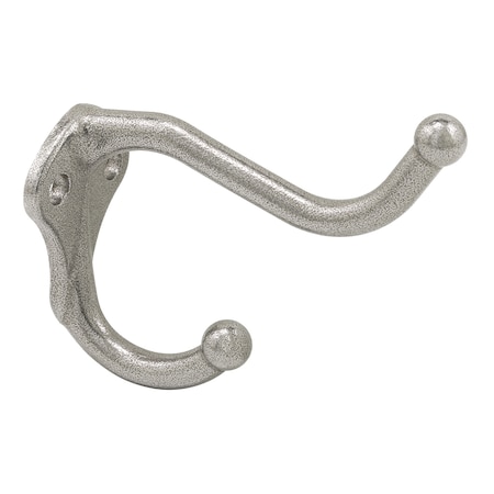 Prime-Line Coat Hook, 3 in. Projection, Cast Stainless Steel ...