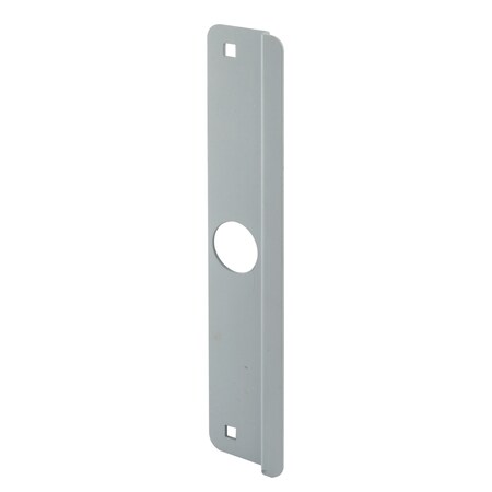 Prime-Line Latch Shield, 2-5/8 in. x 12 in., Gray Single Pack U 9507 | Zoro