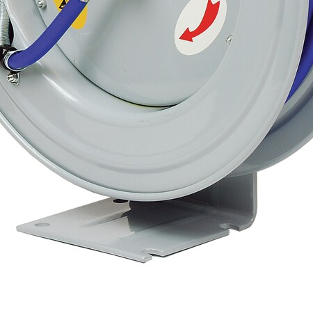 Primefit 3/8" x 50 Ft Retractable Hose Reel w. Hybrid Hose HRHYP380502 ...