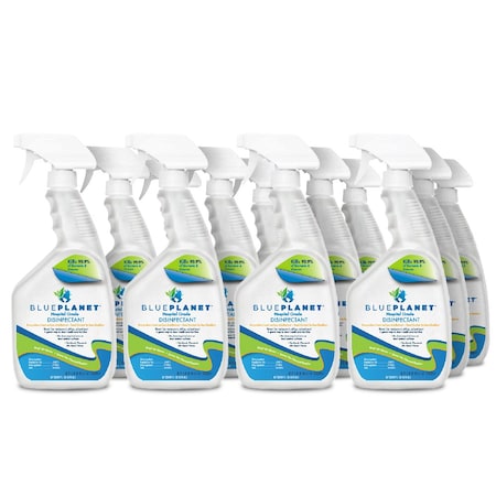 Intercon Chemical Blue Planet Disinfectant 32oz., Clear, 12 PK FCL50-DH ...