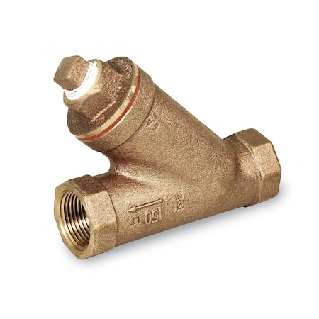 Everflow FIP Y-Strainer with Stainless Steel Mesh Screen, Cast Brass ...