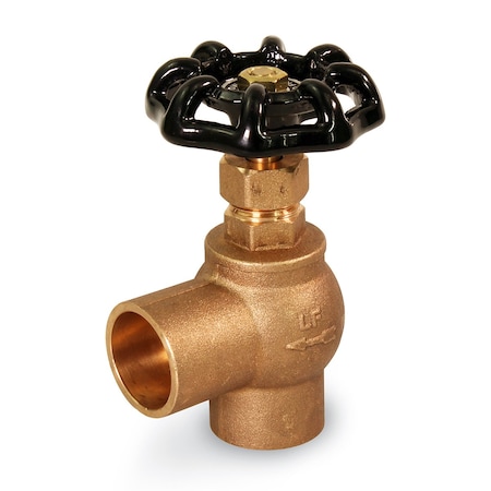 Everflow SWT Globe Style Angle Stop Valve, Brass 3/4" 74341-NL | Zoro