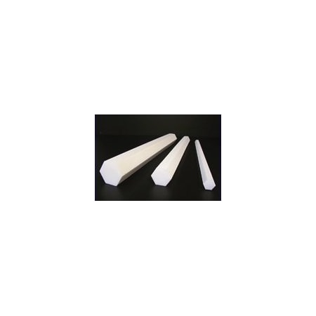 Professional Plastics Natural Delrin Hex Bar, 0.375 Hexagonal X 96.000 ...