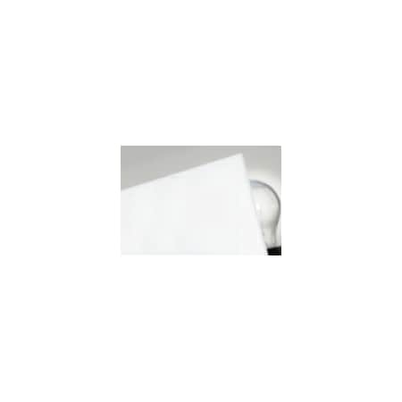Professional Plastics White#7328 Extruded Acrylic Paper-Masked Sheet, 0 ...