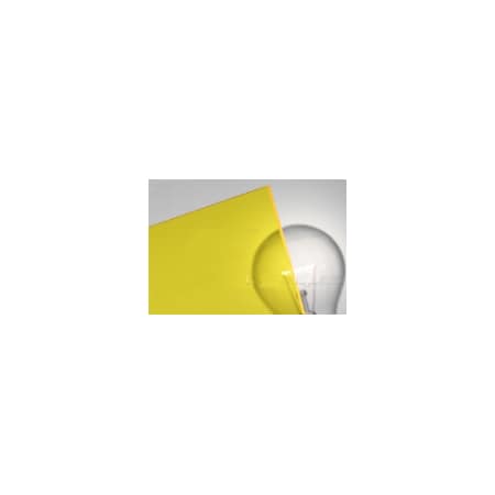 Professional Plastics Yellow#2208 Cast Acrylic Paper-Masked Sheet, 0. ...