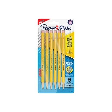 Paper Mate SharpWriter 3037631PP Mechanical Pencil Set, #2 Lead, 5PK ...