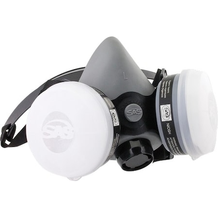 Sas Safety Sas Large Breathemate Organic Vapor / R95 Half Mask Dual ...