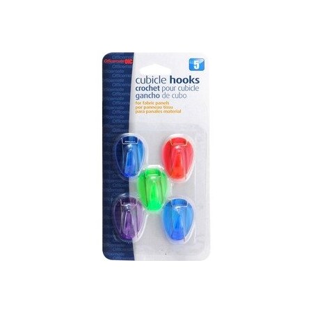 Officemate Clip, Cubicle, Translucnt, 5PK OIC30181 | Zoro