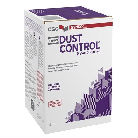 Canadian Gypsum Synko Dust Control Drywall Compound, Paste, Off White ...