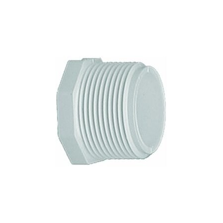 Westlake Pipe & Fittings Plug 1-1/2 Pvc Mip F01121D | Zoro