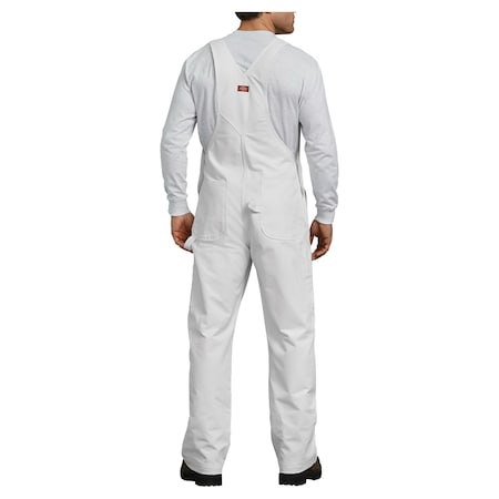 Dickies 44W x 30L White Painter Bib Overalls 8953WH | Zoro