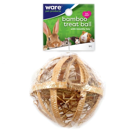 Ware Mfg Ware Treat Ball, Chinchilla, Gerbil, Guinea Pig, Hamster, Mice ...