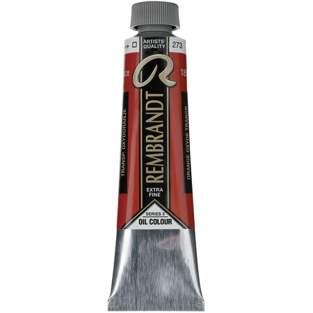 Royal Talens Rembrandt Oil Colour Paint 40ml-Transparent Oxide Orange ...