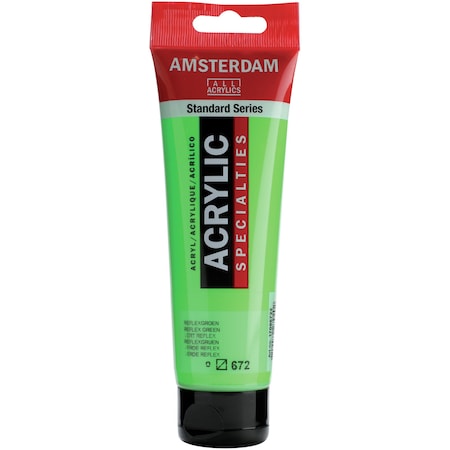 Amsterdam Standard Acrylic Paint 120ml-Reflex Green ASA120S-672 | Zoro