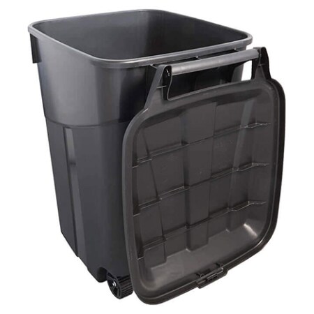 United Plastic Trash Can 45 Ga Wheeled TI0073/5 | Zoro