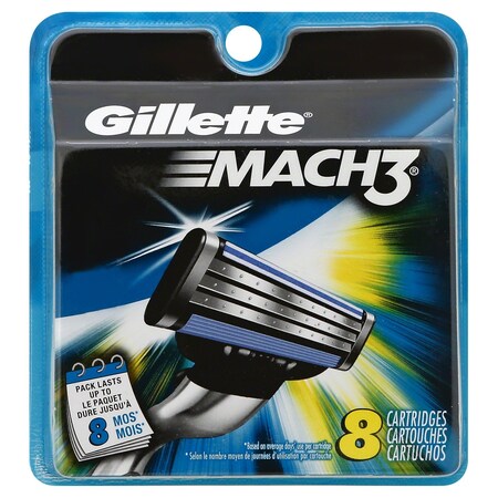 Gillette Mach 3 Cartridge 8 229148 | Zoro