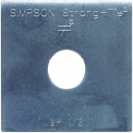 Simpson Strong-Tie Bearing Plate BP 1/2 | Zoro
