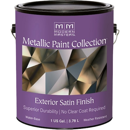 Rust-Oleum Modern Masters 1G Exterior Metallic Treasure Gold 337180 | Zoro