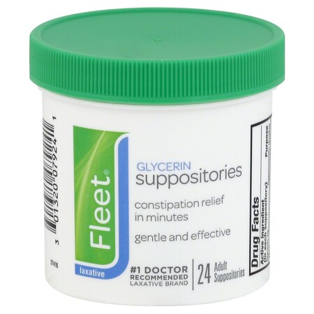 Fleet Adult Glycerin Suppository Laxatives 505838 | Zoro