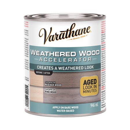 Rust-Oleum Accelerator Wthrd Wd Gry 946ml 317176 | Zoro