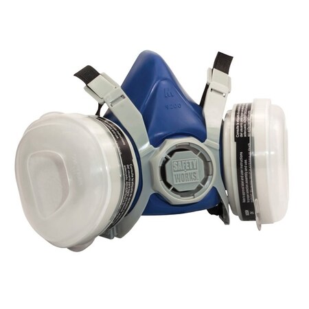Msa Safety Half Mask Respirator, M Mask, P95 Filter Class, 95 % Filter ...