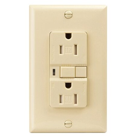 Cooper Wiring Eaton Wiring Devices GFCI Duplex Receptacle, 2 -Pole, 15 ...