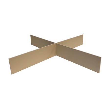 Khm Plastics BGE Crate Divider Set BEIGE CRATE DIVIDER | Zoro