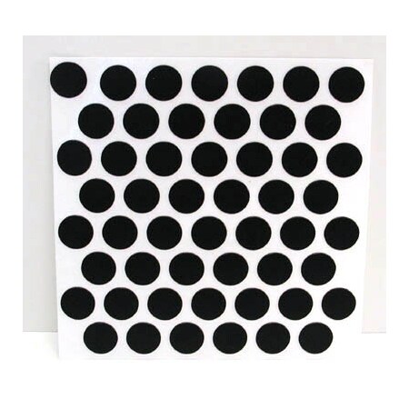 Fastcap Adhesive Cover Caps Pvc Black 9/16 in. 1 Sheet 52 Caps FC.SP ...