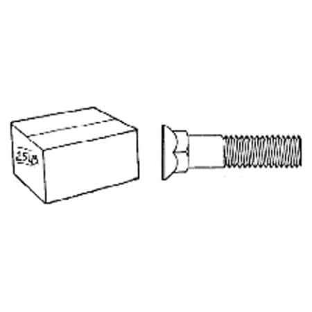 Porteous Fasteners Screw 7/16X2 Plt Plow 25# 00120-2724-951 | Zoro